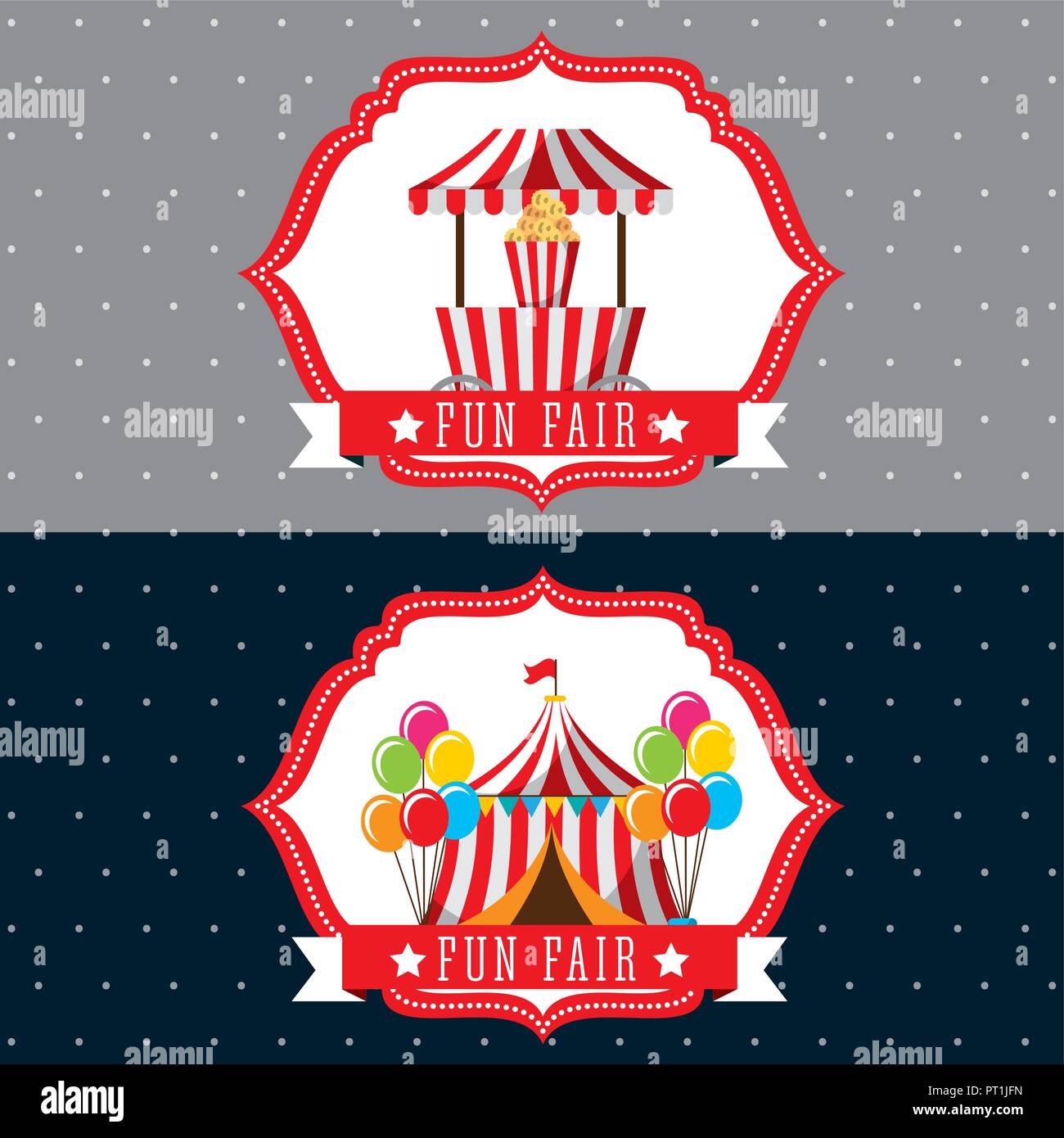 Town carnival Stock Vector Images - Alamy