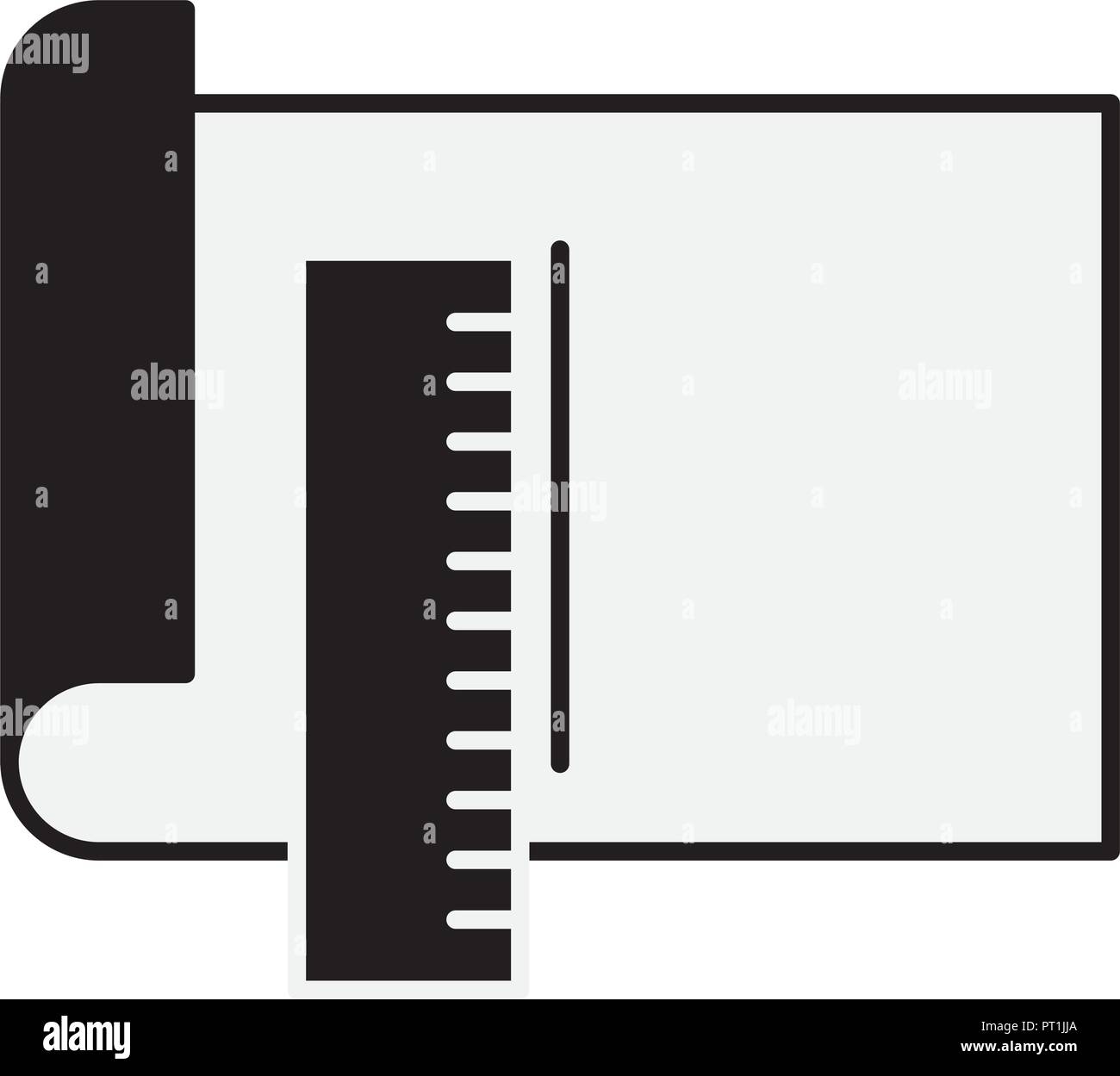 graphic design paper ruler work Stock Vector Image & Art - Alamy