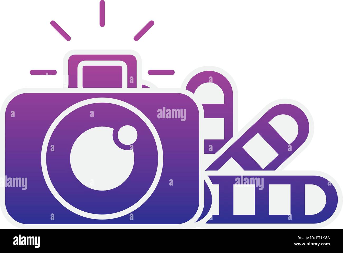 graphic design photographic camera color tone Stock Vector Image & Art ...