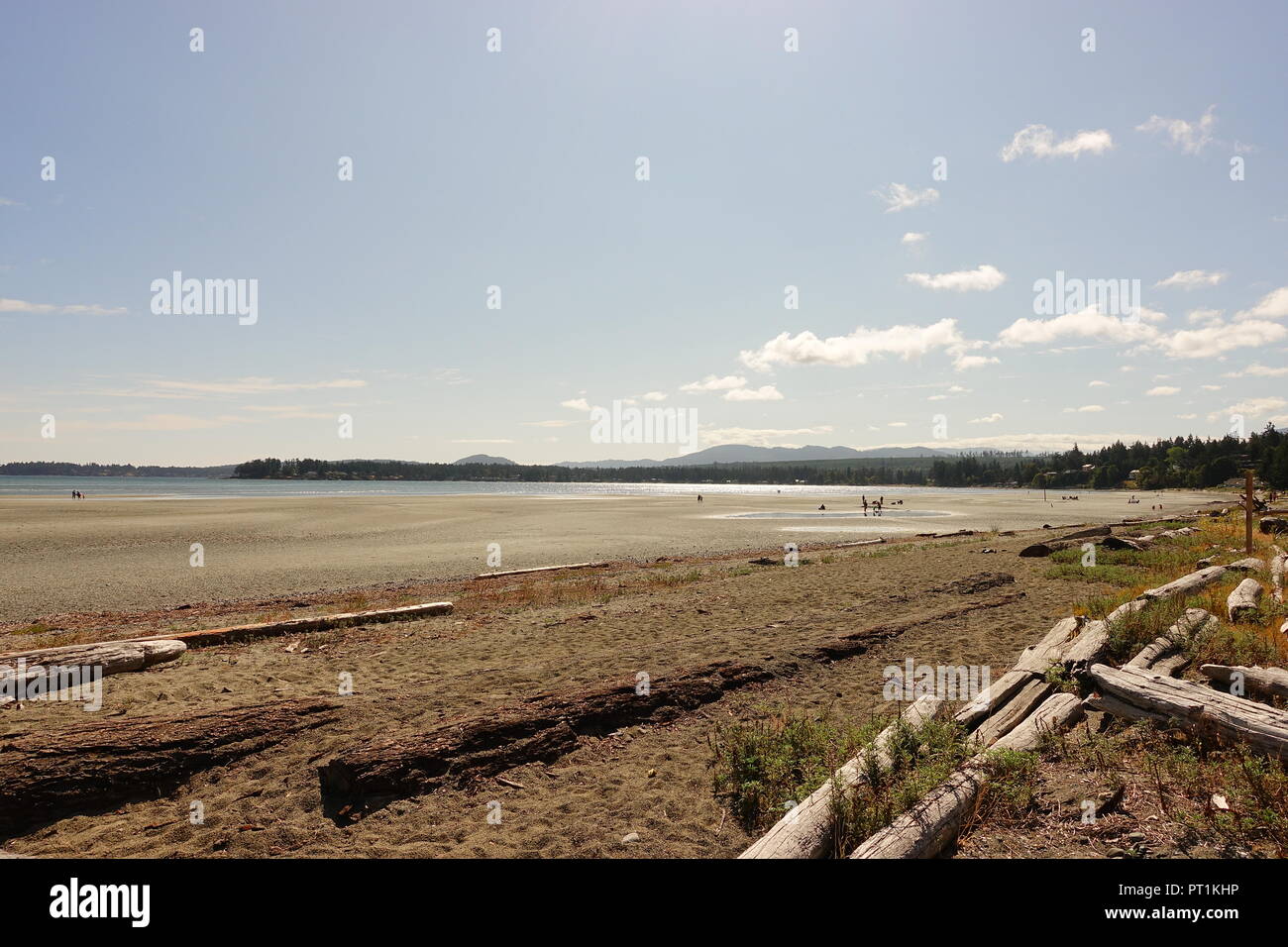 The tide is way out on this west coast island beach Stock Photo - Alamy