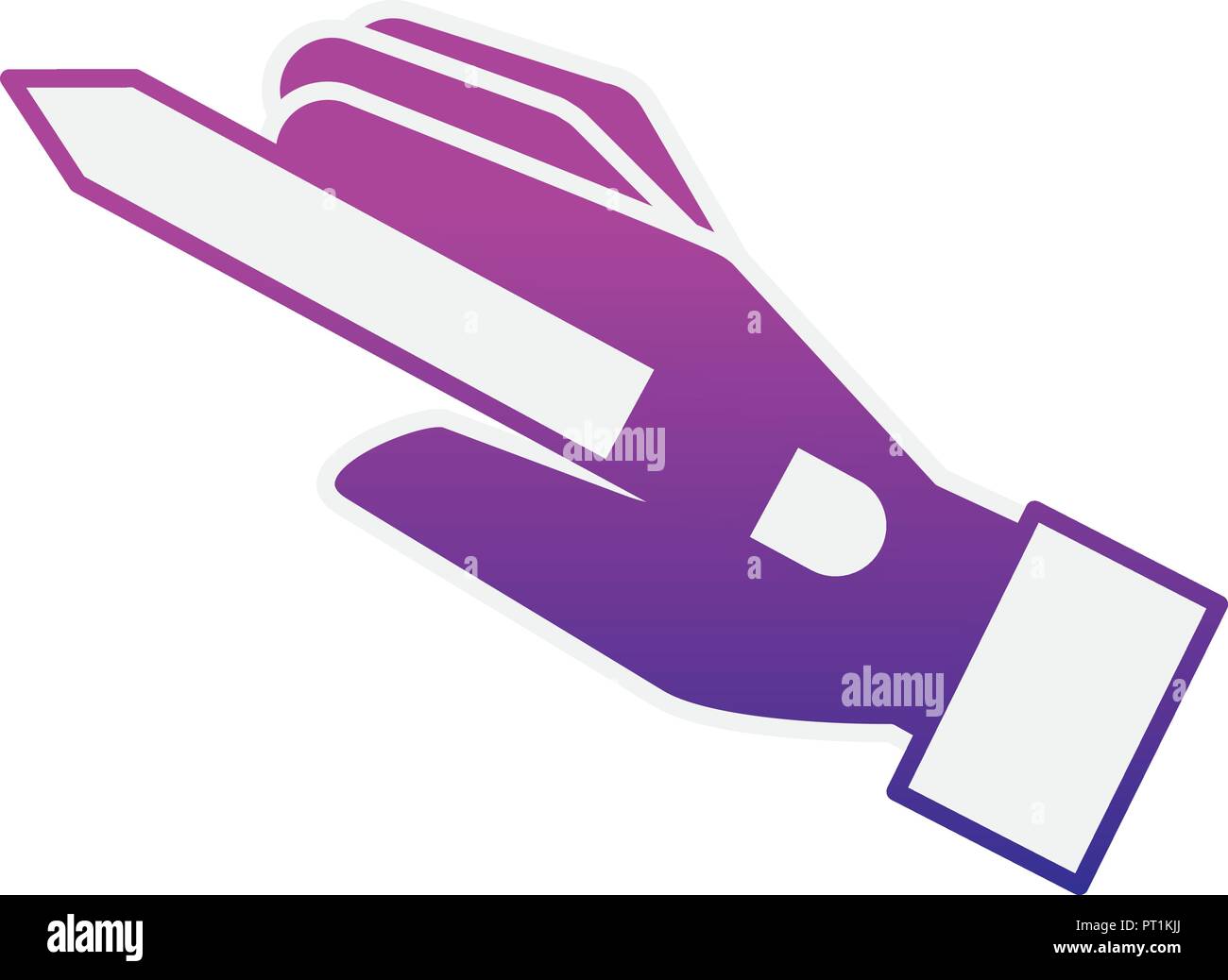 Hand hold stylus pen Stock Vector Images - Alamy