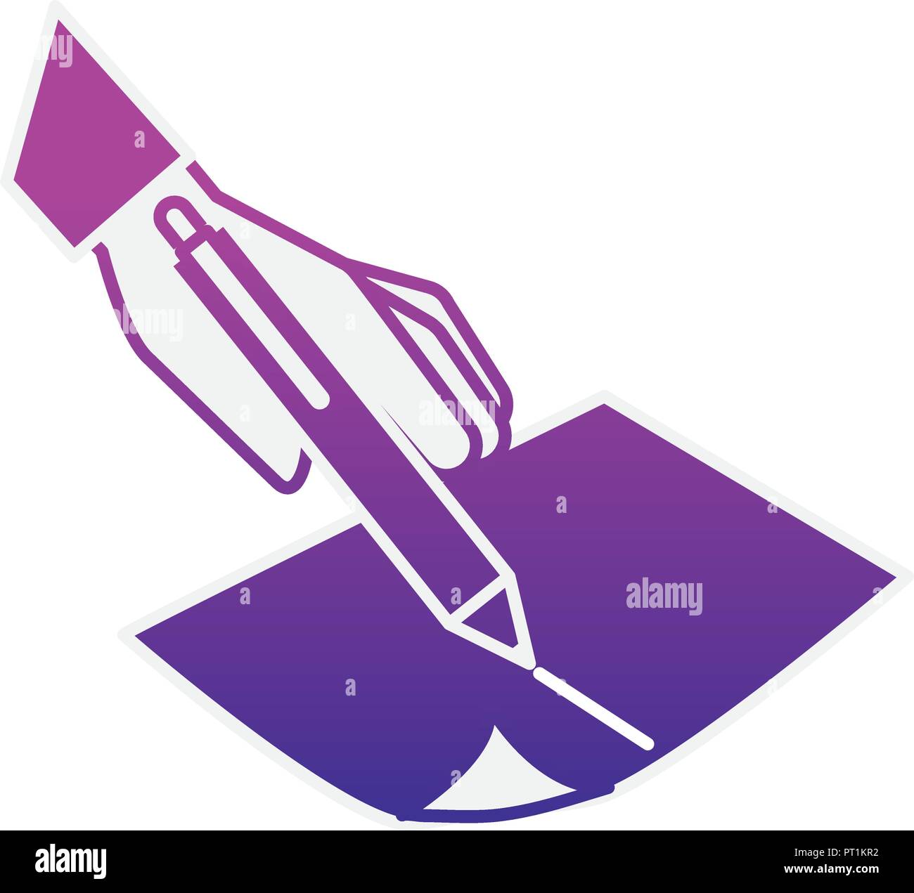 Neon writing Stock Vector Images - Alamy