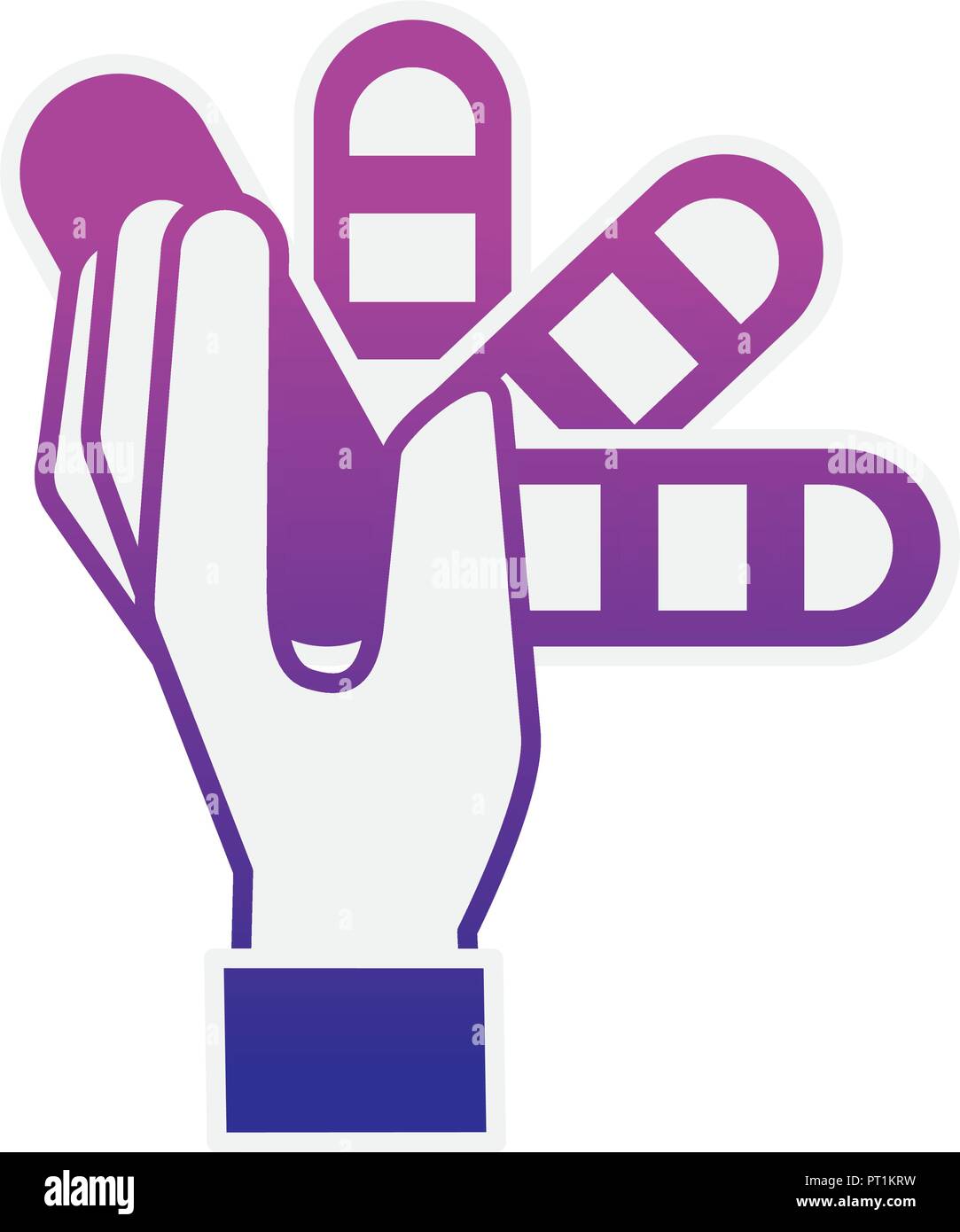 hand holding color tone tool graphic design Stock Vector Image & Art ...