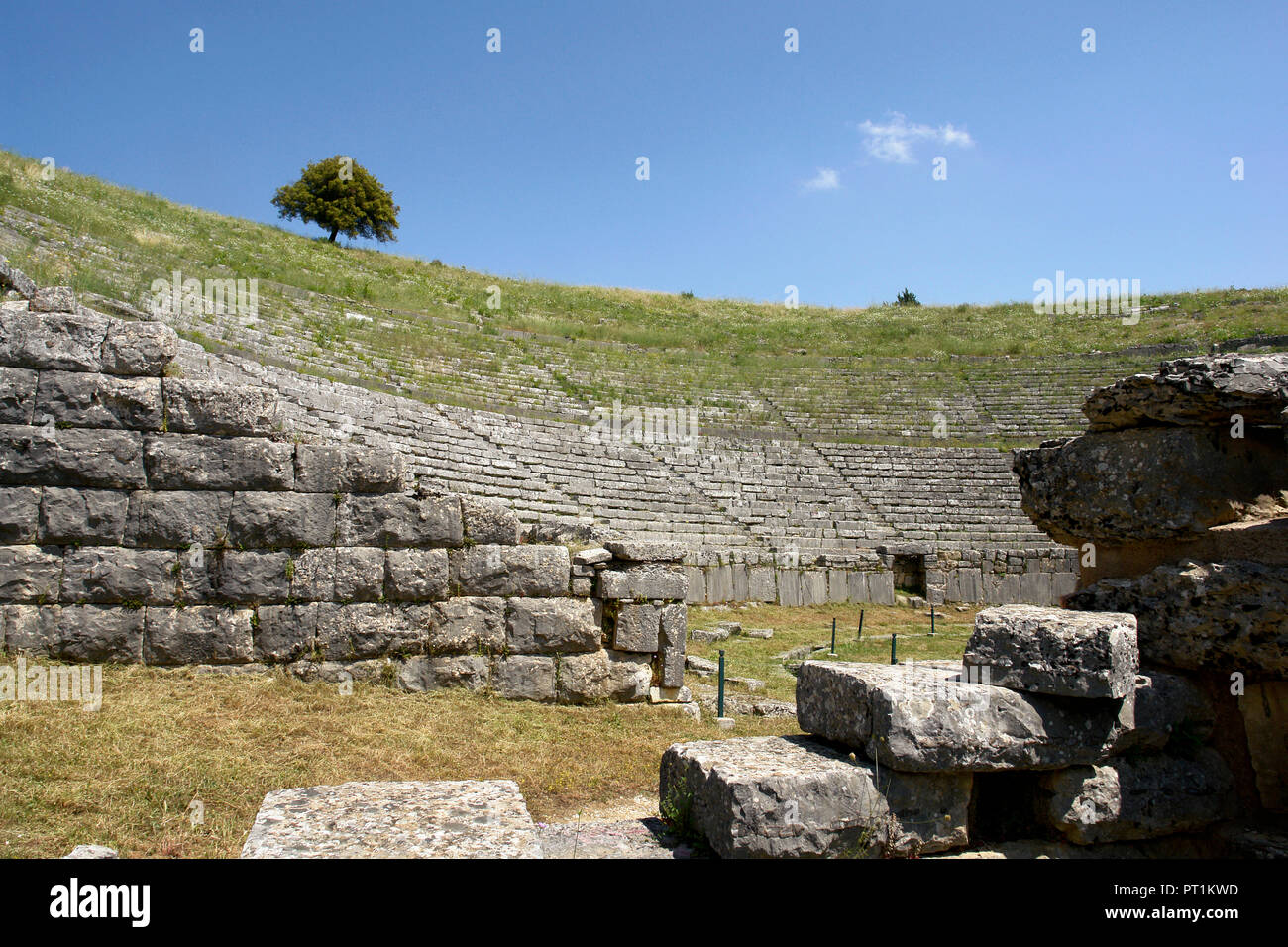 Greece, Epirus, Amphitheatre of Dodona Stock Photo - Alamy