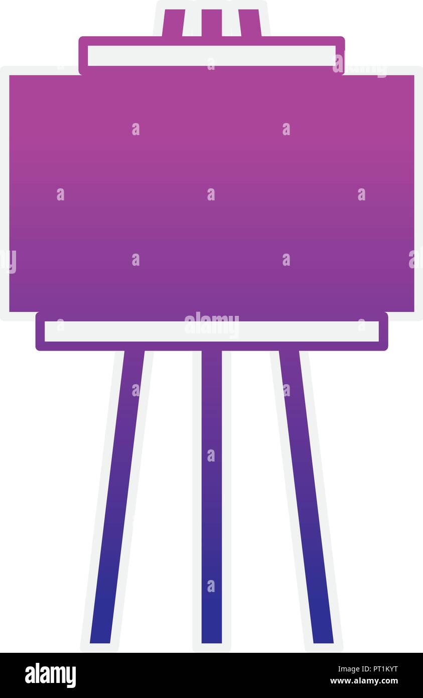 empty board tripod artistic tool Stock Vector Image & Art - Alamy