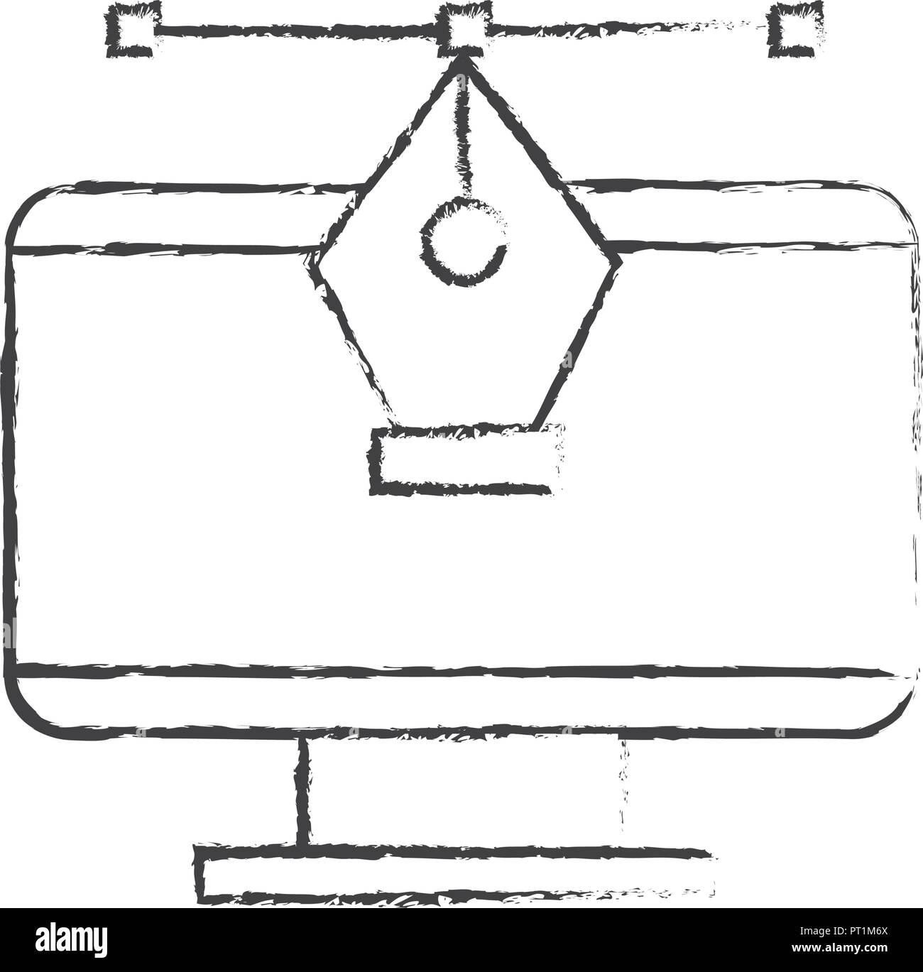 graphic design computer fountain pen tool Stock Vector Image & Art - Alamy