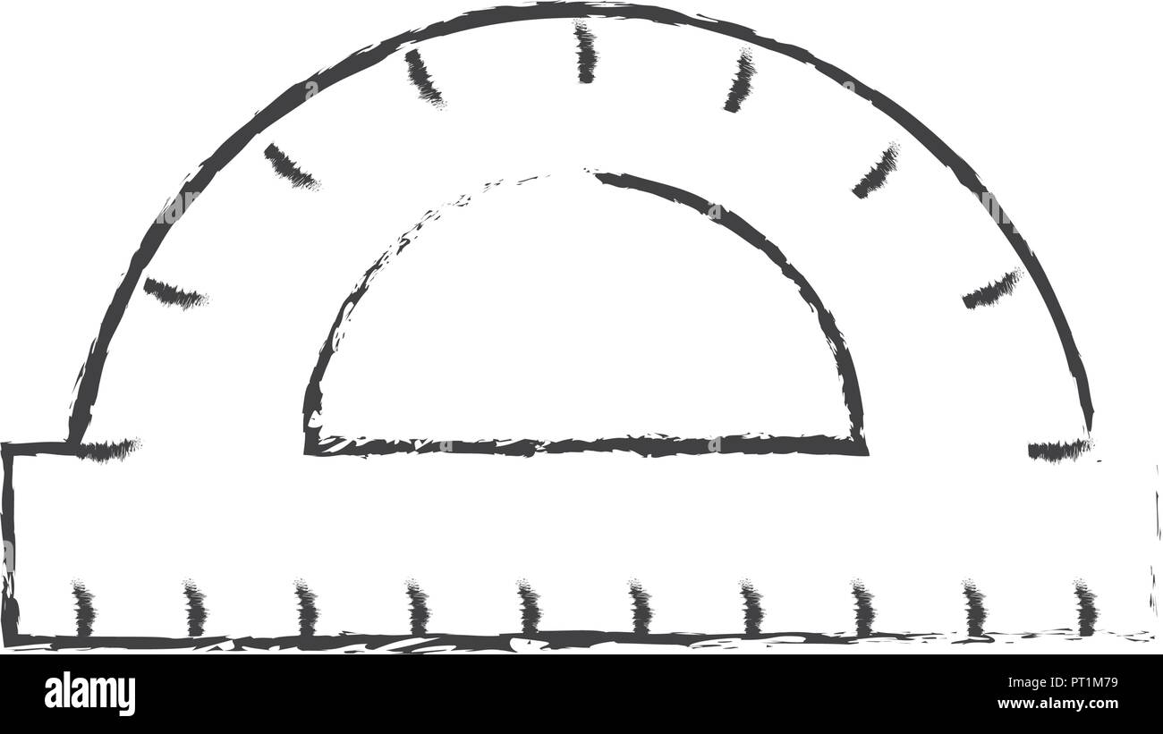 graphic design protractor angle measure tool Stock Vector Image & Art ...