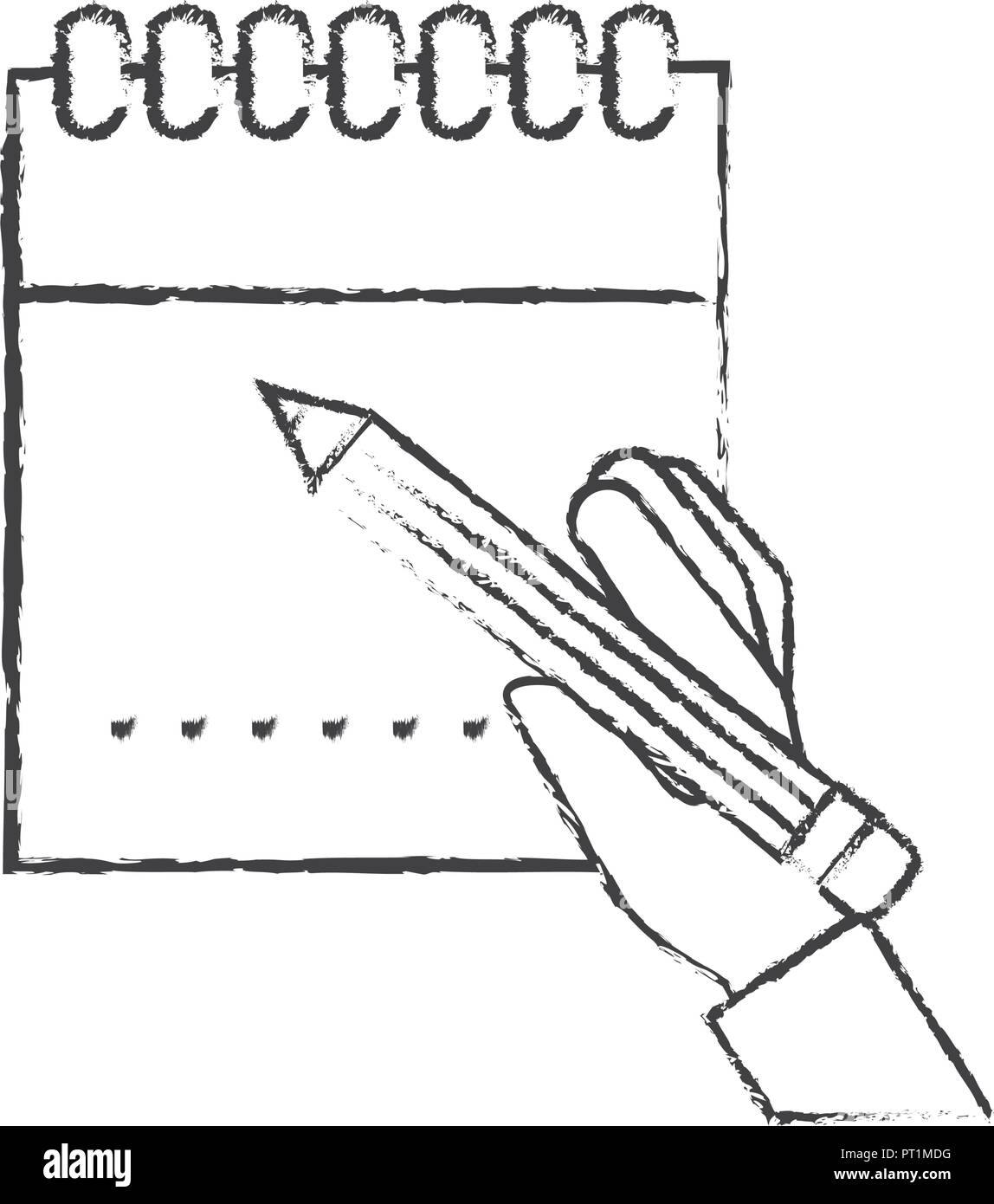 Hand holding blank page Black and White Stock Photos & Images - Alamy