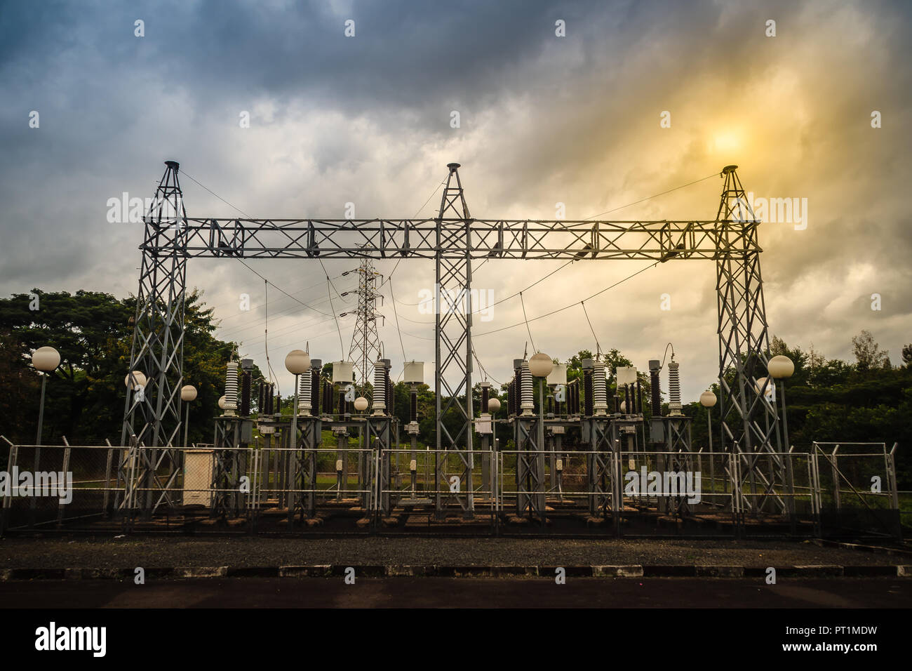 High voltage transformers and electric converters equipment in ...