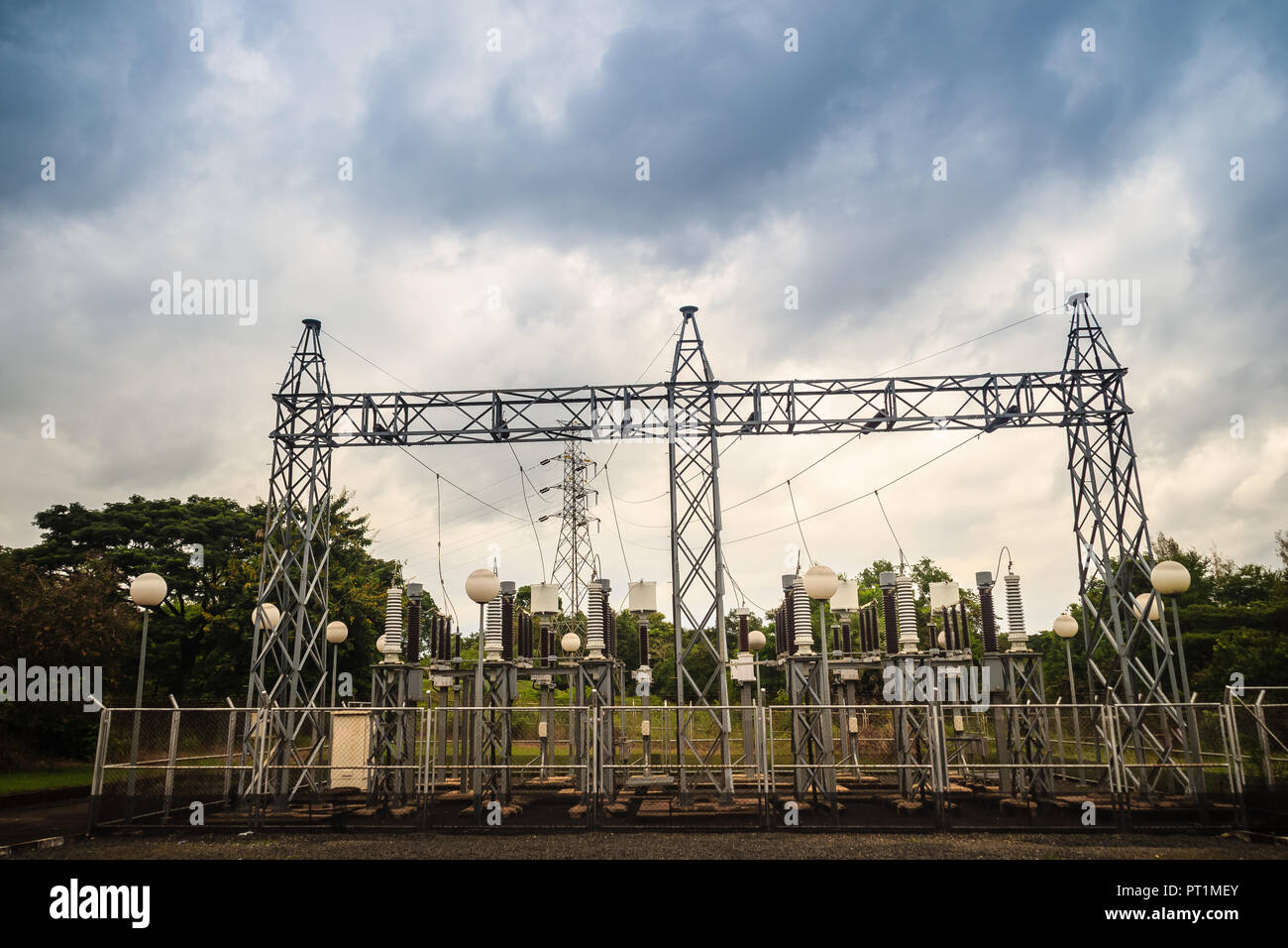 High voltage transformers and electric converters equipment in ...