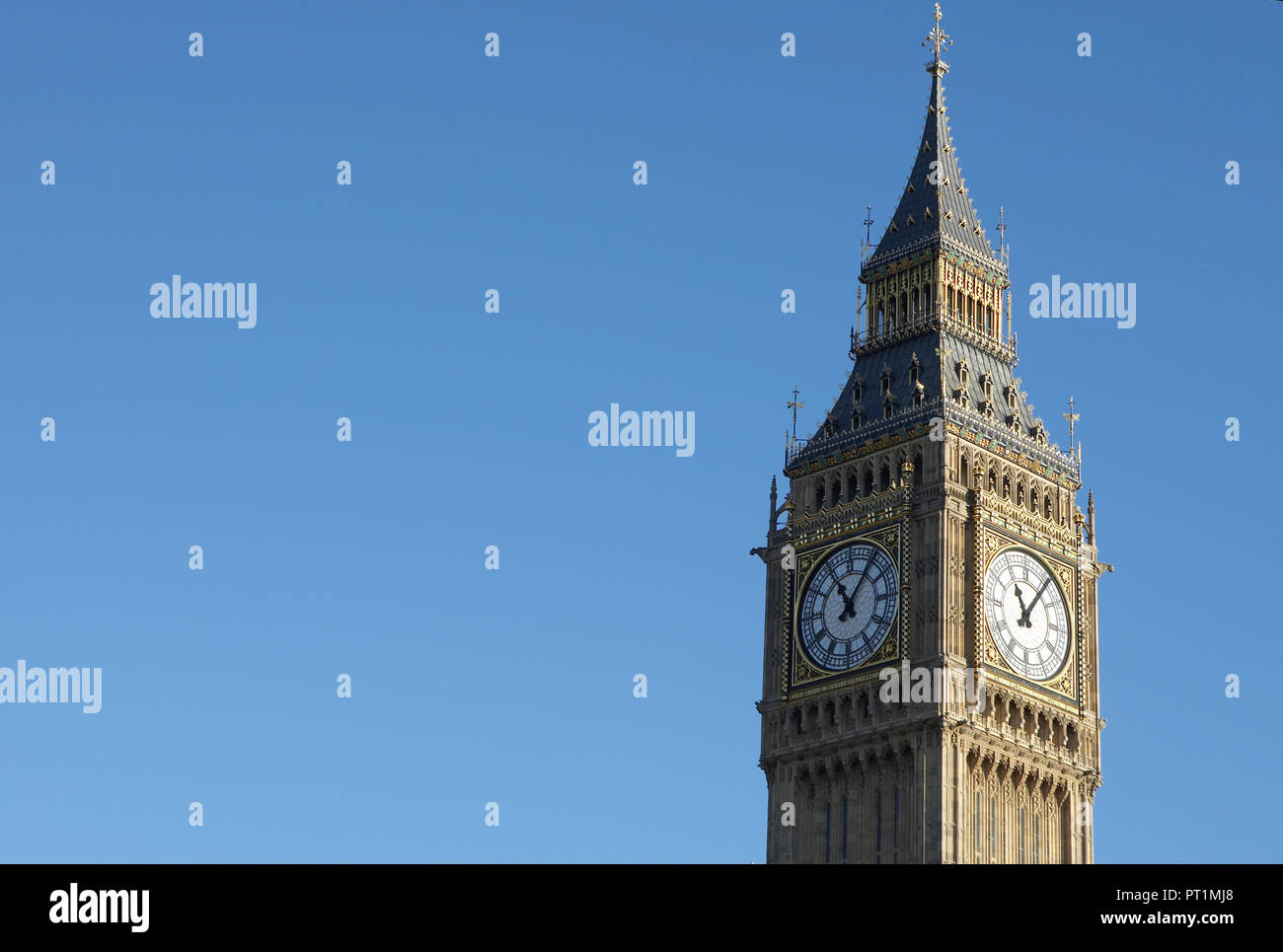 Big Ben from Westminster Bridge Stock Photo - Alamy