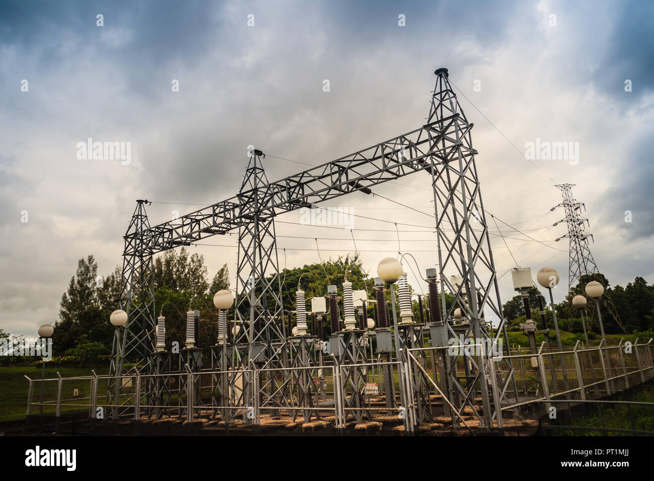 High voltage transformers and electric converters equipment in ...