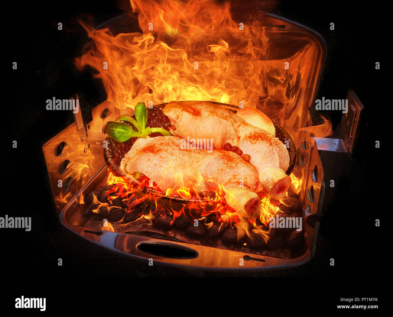 Grill pan duck hi-res stock photography and images - Alamy