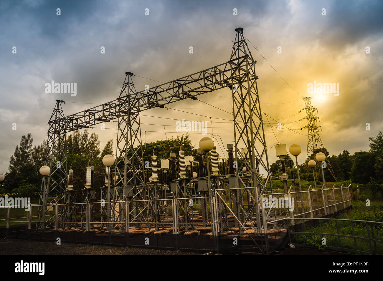 High voltage transformers and electric converters equipment in ...