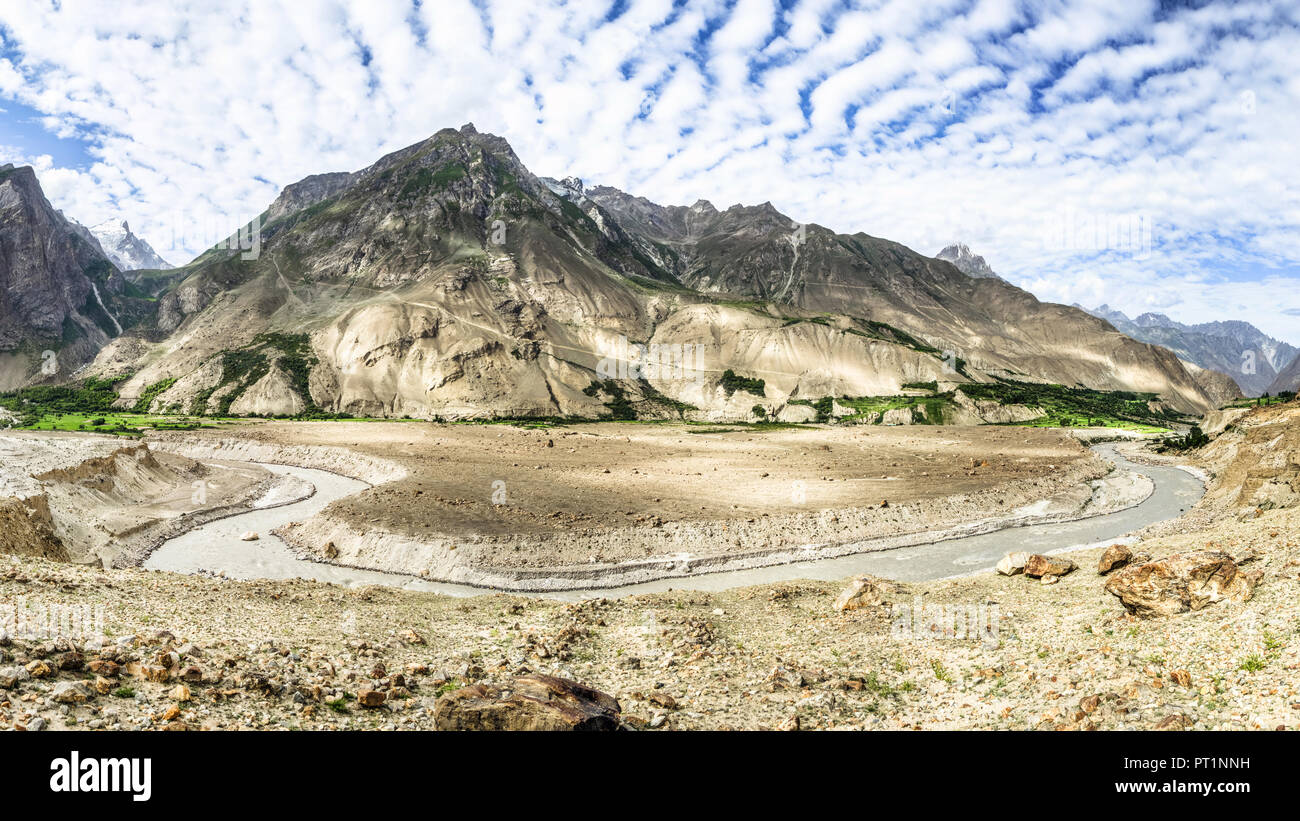 Korphe village and Braldu river near Askole, Pakistan Stock Photo - Alamy