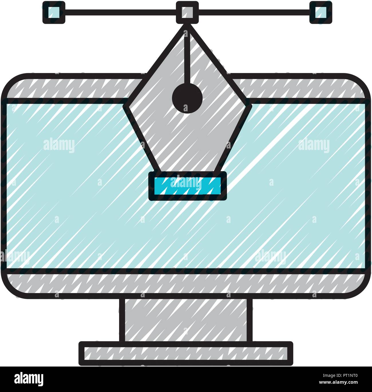 graphic design computer fountain pen tool Stock Vector Image & Art - Alamy