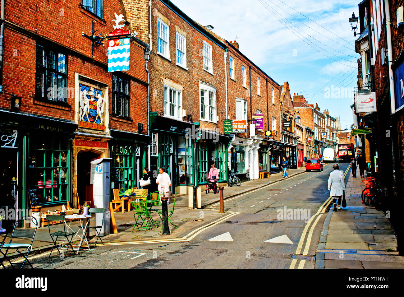 Fossgate, York, England Stock Photo - Alamy
