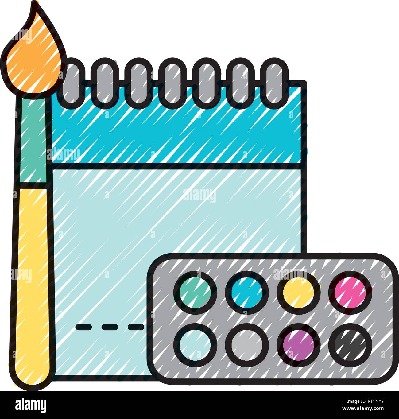 Painter note Stock Vector Images - Alamy