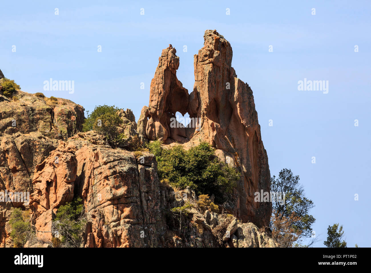Calanchi di Piana (Les calanques de Piana), gulf of Porto, Southern ...
