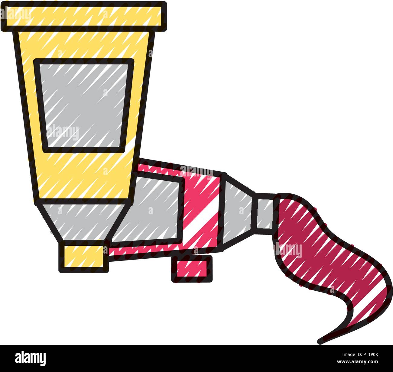 Watercolor tubes Stock Vector Images - Alamy