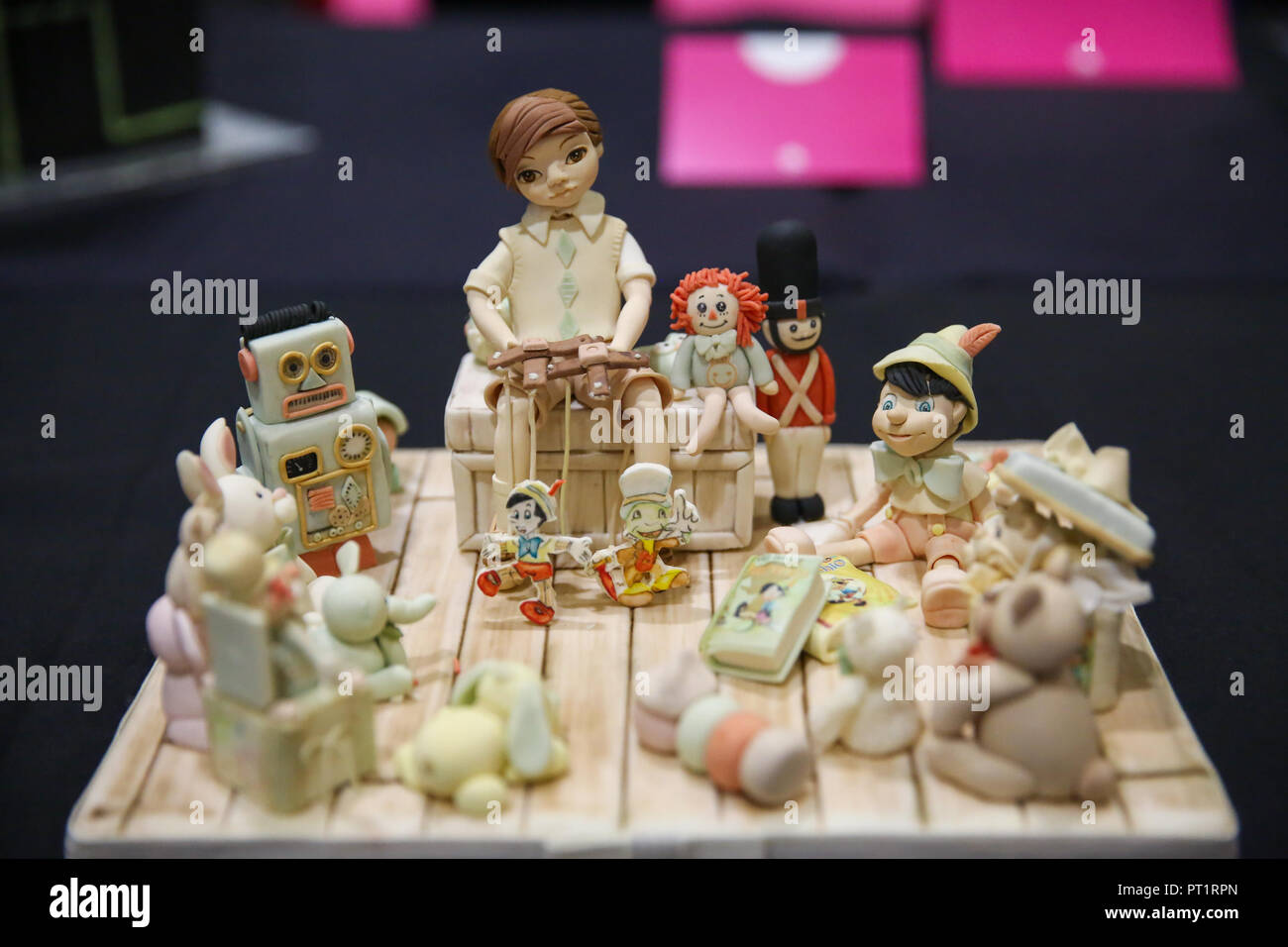 ExCeL London. UK 5 Oct 2018 - Kids Birthday Cake Competition cake on ...