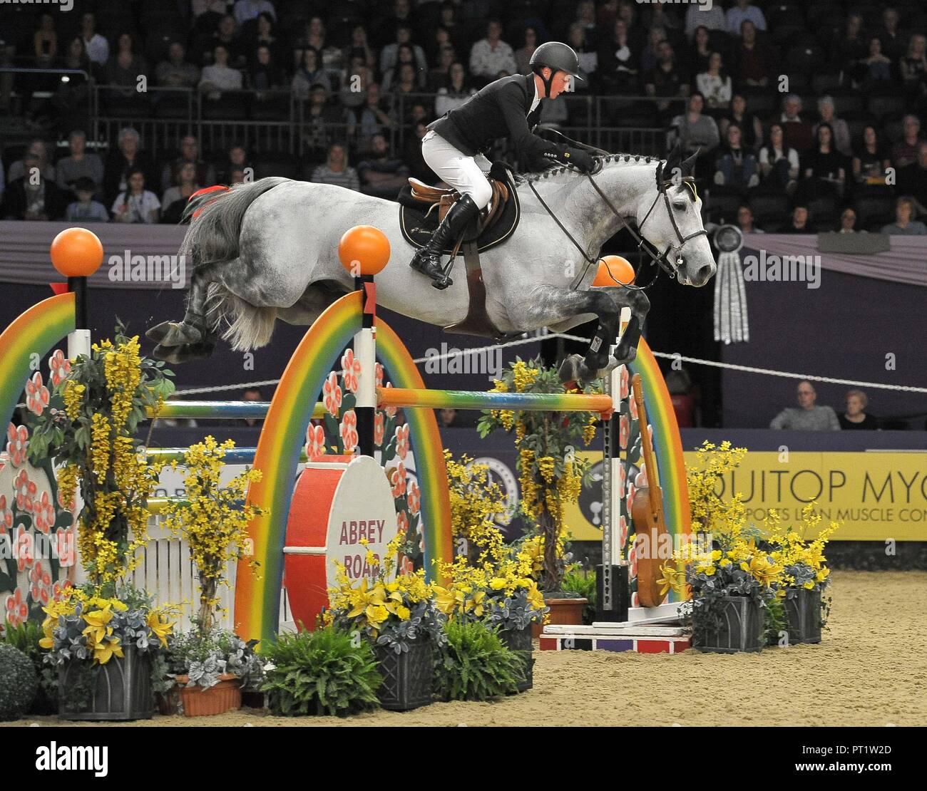 Birmingham, UK. 5th October 2018. Peter Maloney (IRL) riding ...