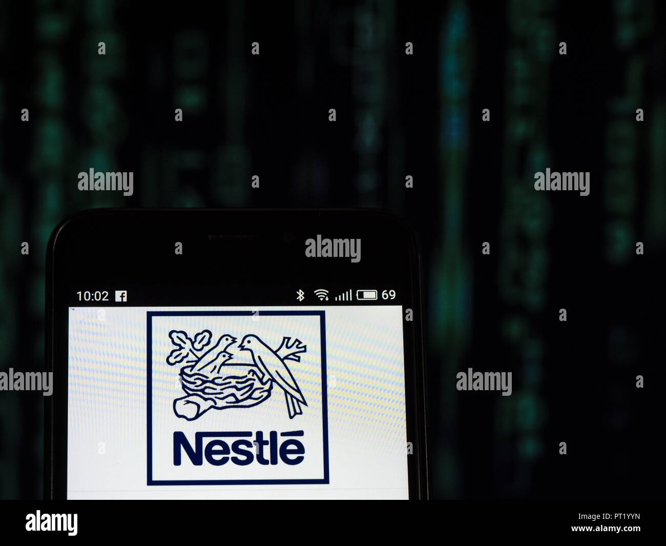 Nestle logo sign hi-res stock photography and images - Alamy