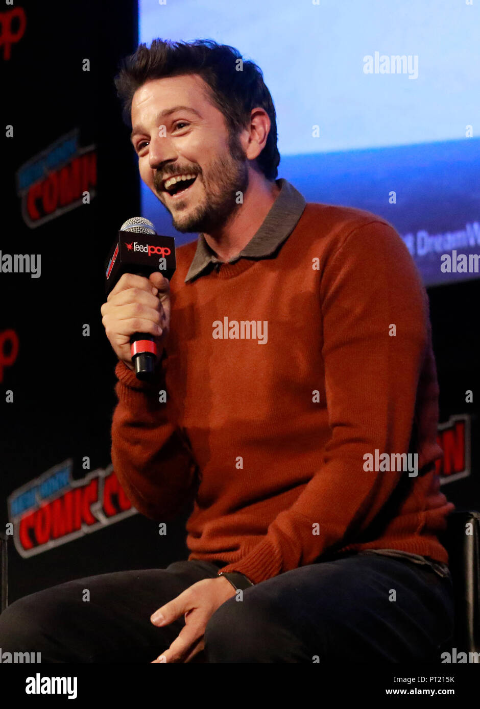New York, USA. 5th Oct, 2018. Diego Luna at the DreamWorks Tales of ...