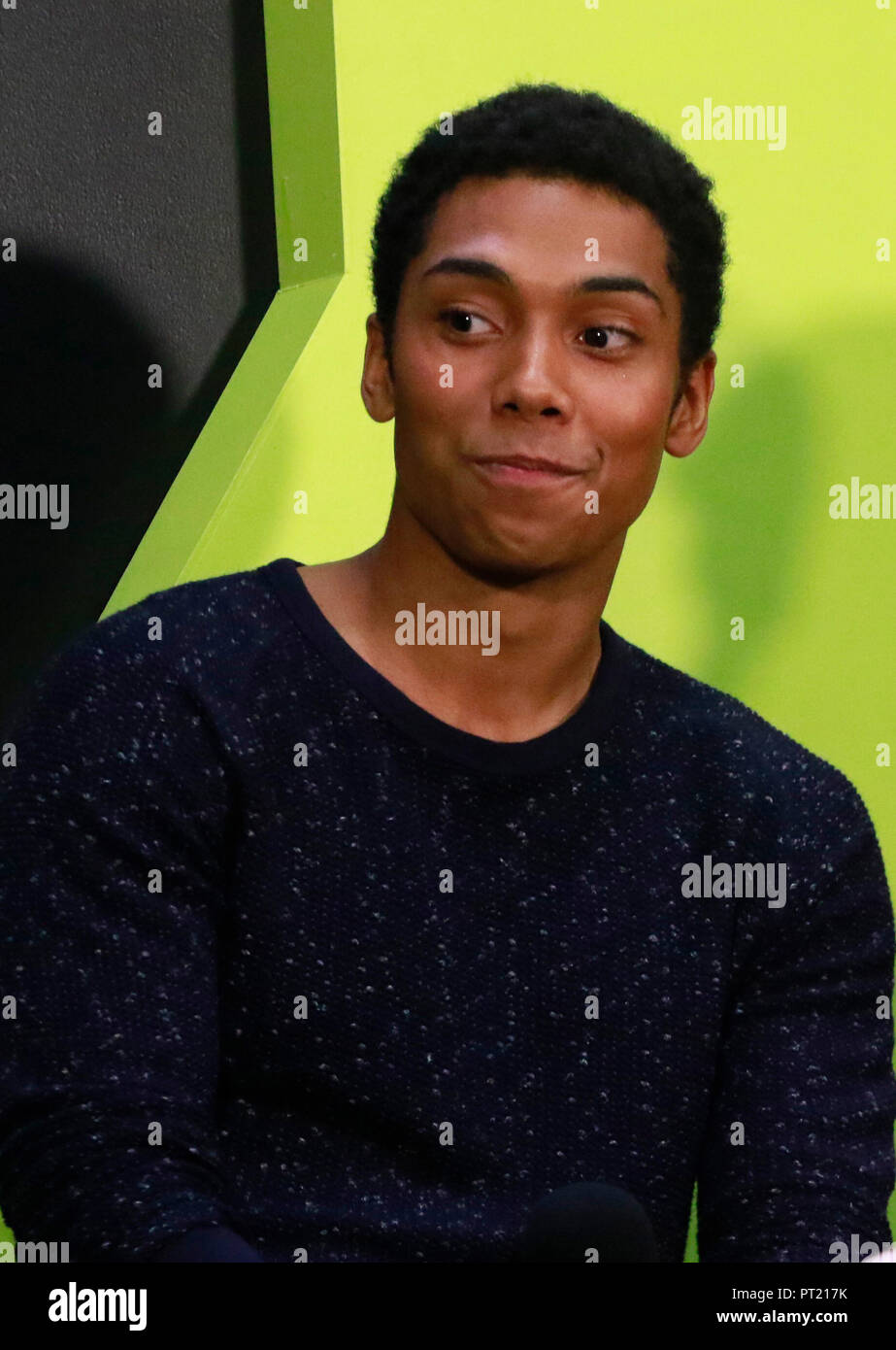 New York, USA. 5th Oct, 2018. Chance Perdomo at the Chilling Adventures ...