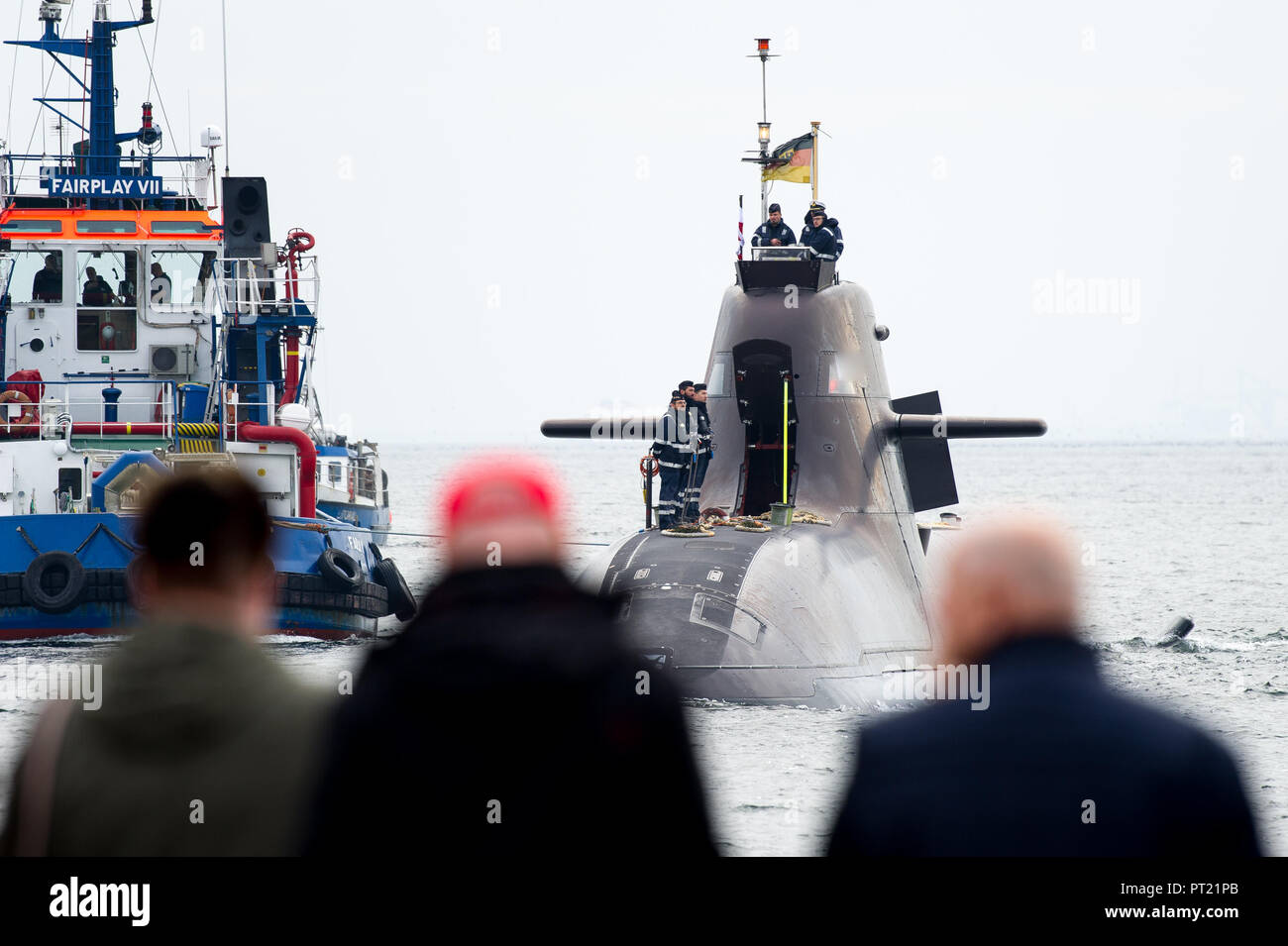 Gdynia, Poland. 05th Oct, 2018. German Type 212A submarine U-31 (S181 ...