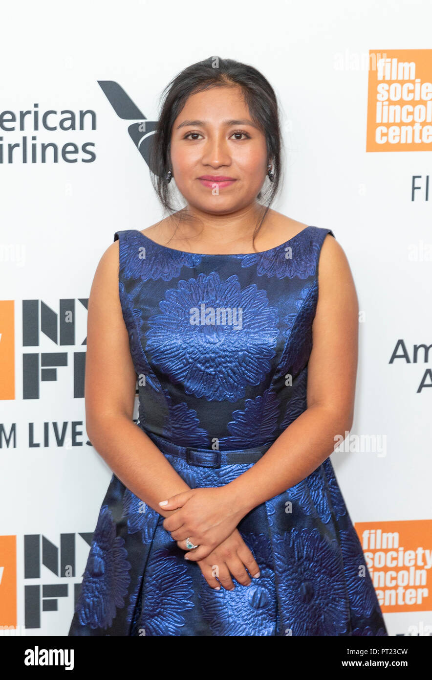 New York, USA. 5 October 2018. Nancy Garcia attends premiere of ROMA ...