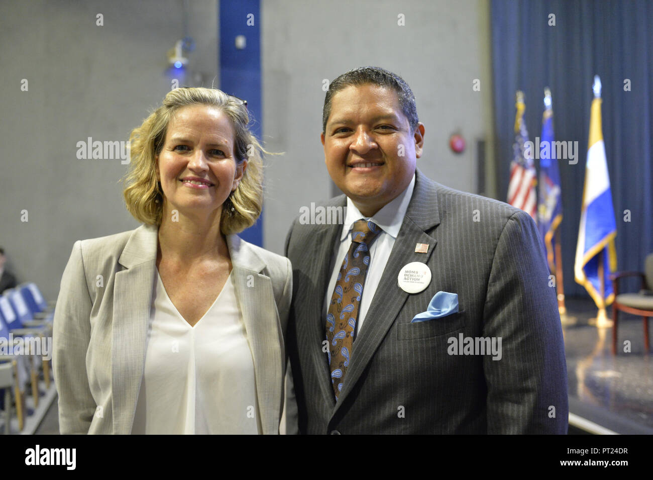 Hempstead, New York, USA. 5th Oct, 2018. L-R, Democrats Nassau County ...