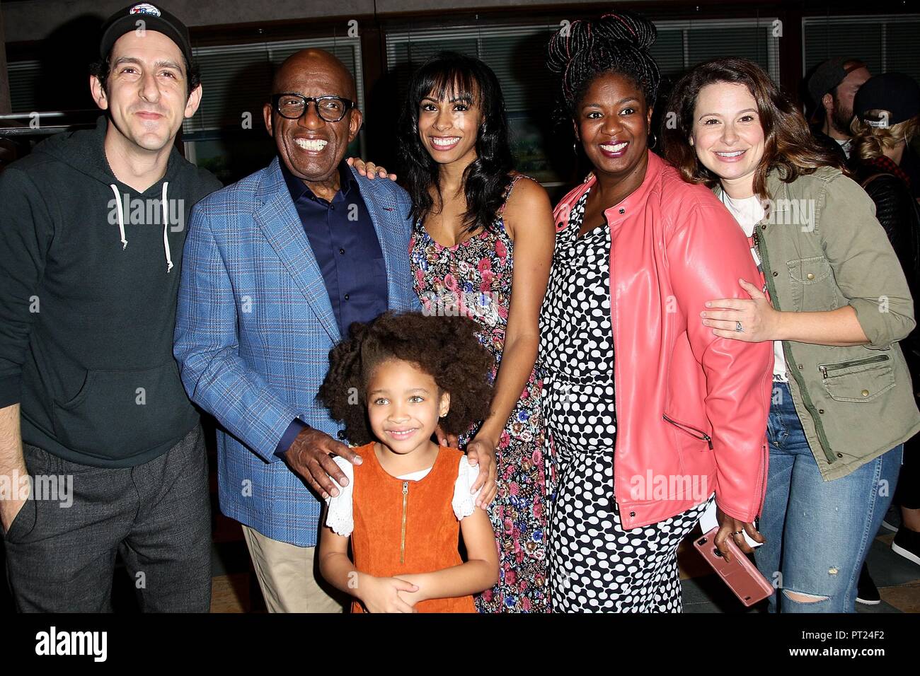 New York, NY, USA. 5th Oct, 2018. Adam Shapiro, Al Roker, London Skye ...