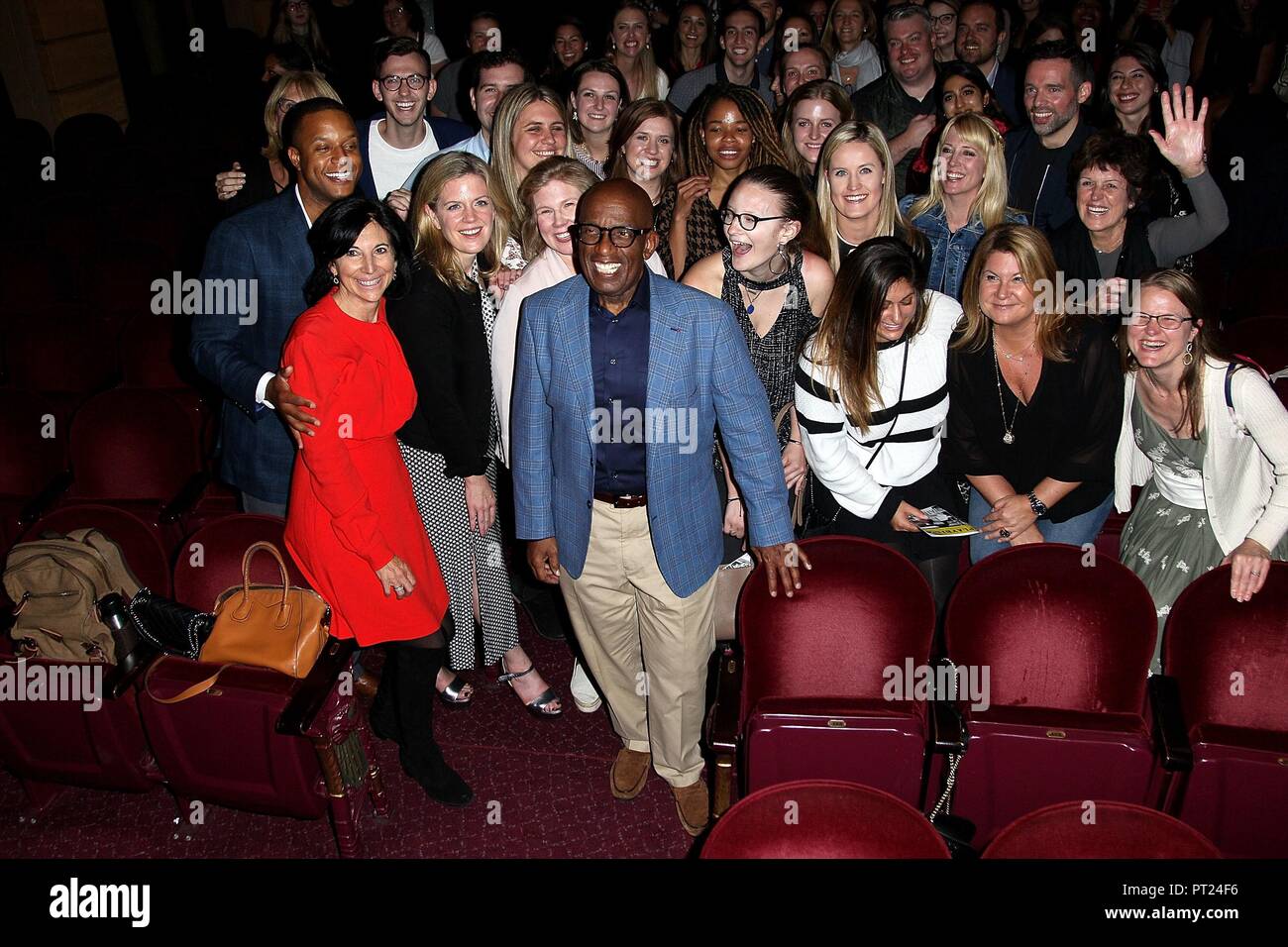 New York, NY, USA. 5th Oct, 2018. Al Roker, The Today Show Staff in ...