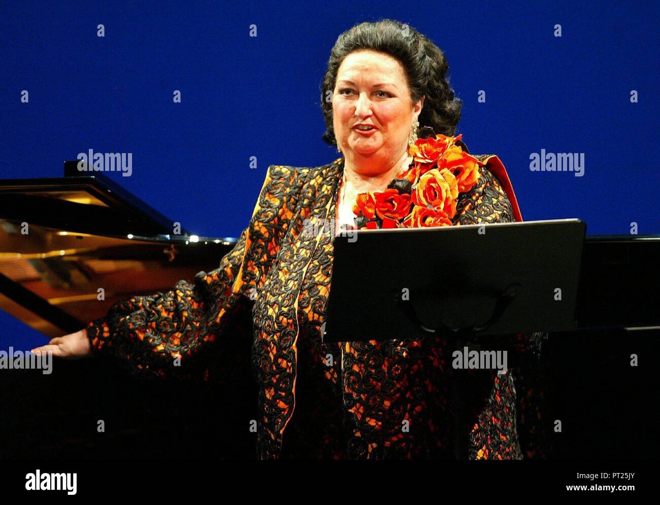 Opera Singer Montserrat Caballe High Resolution Stock Photography and ...