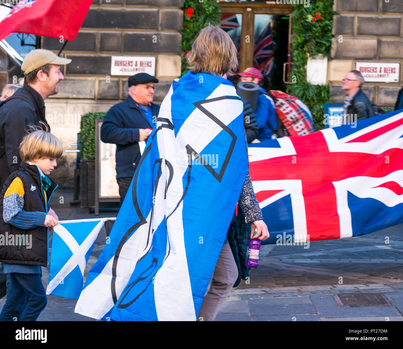 Scottish flag union jack hi-res stock photography and images - Alamy