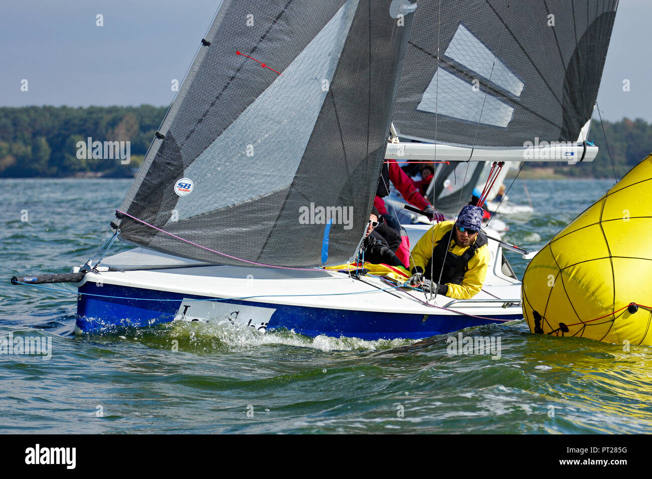 Sailing boat race buoy hi-res stock photography and images - Alamy