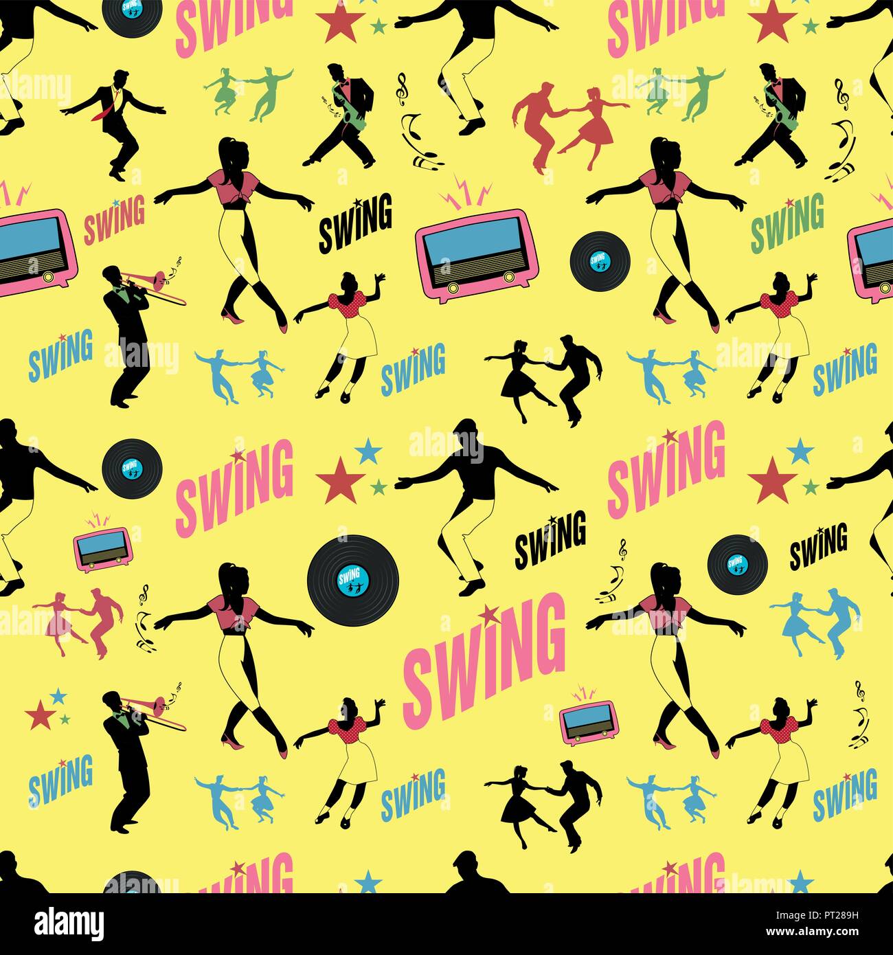 1950s musicians Stock Vector Images - Alamy