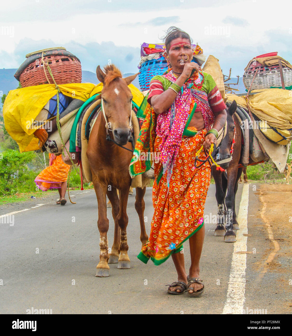 Indian nomads hi-res stock photography and images - Alamy