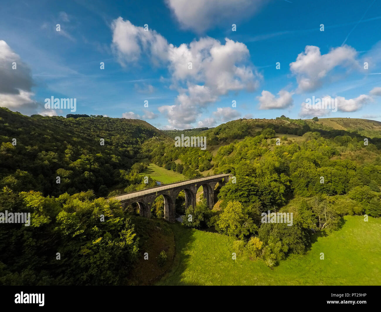 Bakewell, Derbyshire Peak District National Park, the Monsal Trail ...