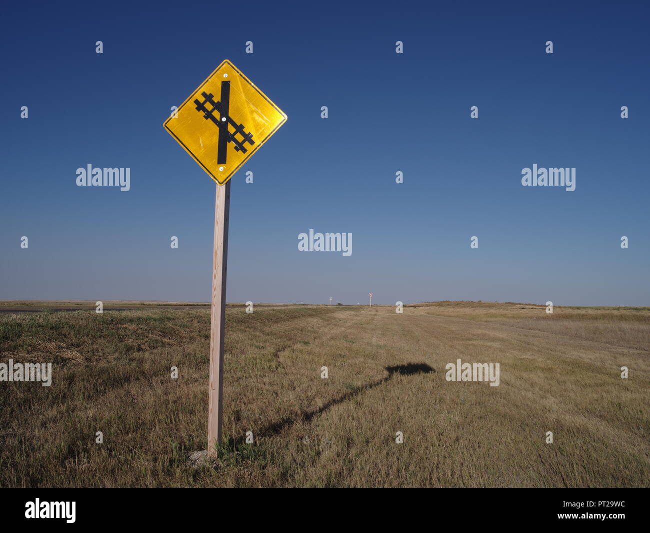 Road sign, Saskatchewan, Canada, Palliser Triangle, Brian Martin RMSF ...