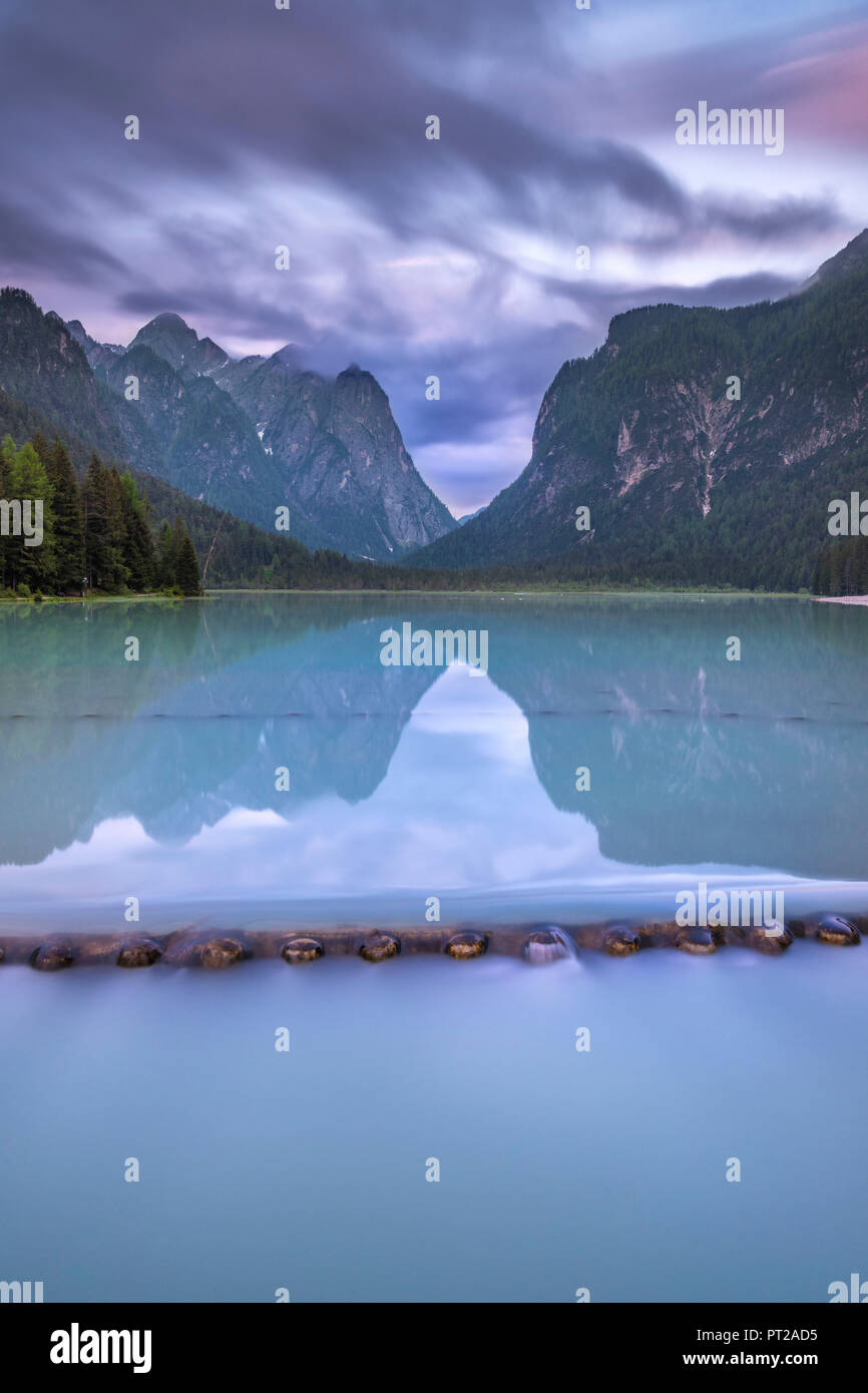 Toblach lake hi-res stock photography and images - Alamy