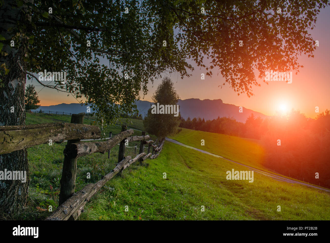 Sunset route poster hi-res stock photography and images - Alamy