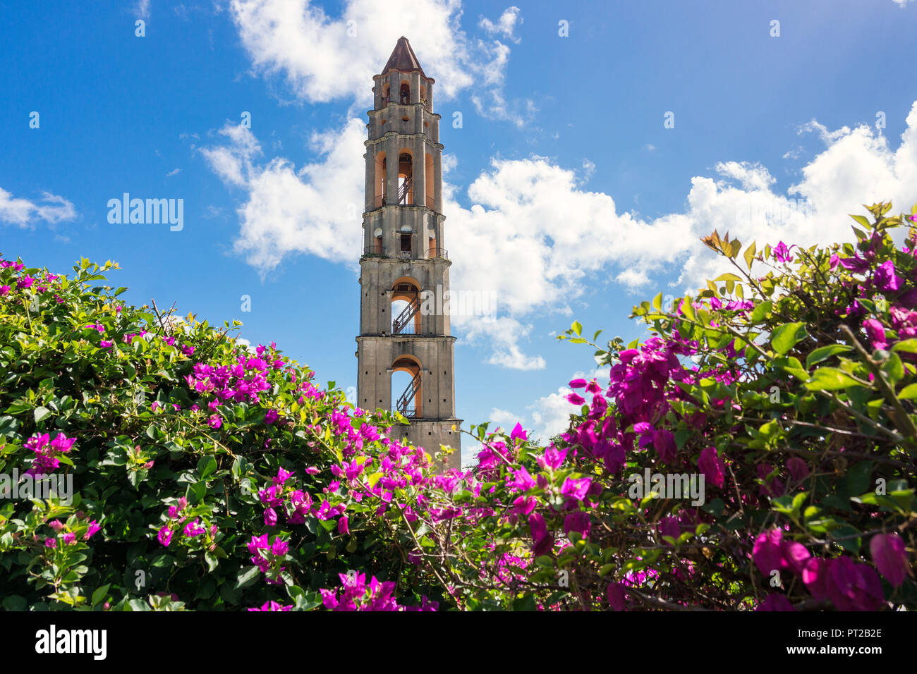Cuba, Valle de los Ingenios, Unesco World Heritage Site, Torre de ...