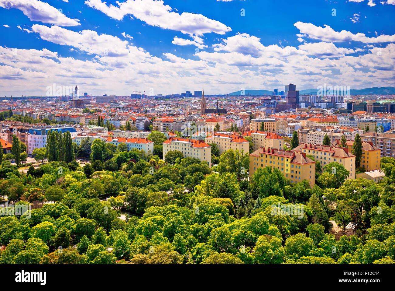 View of vienna from the hill hi-res stock photography and images - Alamy