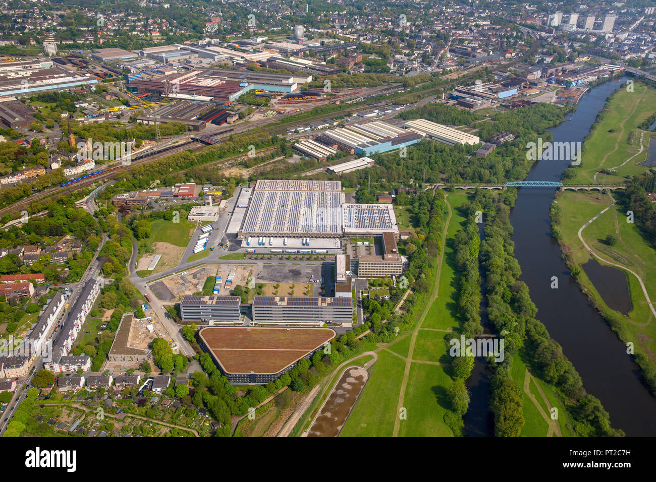 Headquarters and Warehouse of Company ALDI SÜD, Styrumer Schlossweg ...