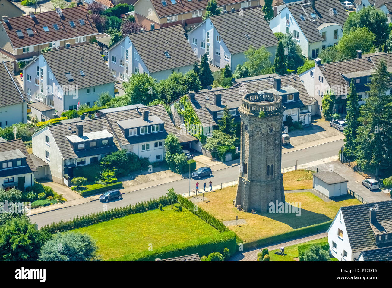 Volmarstein with historic water tower at von der recke strasse hi-res ...