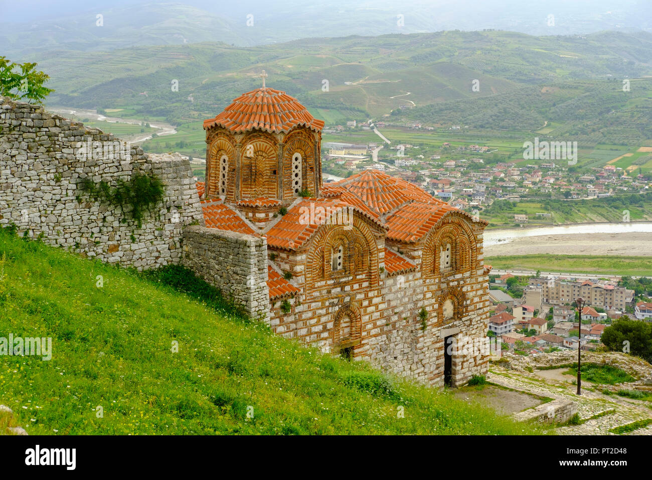 Albania, Berat County, Berat, Shen Triadha church Stock Photo - Alamy