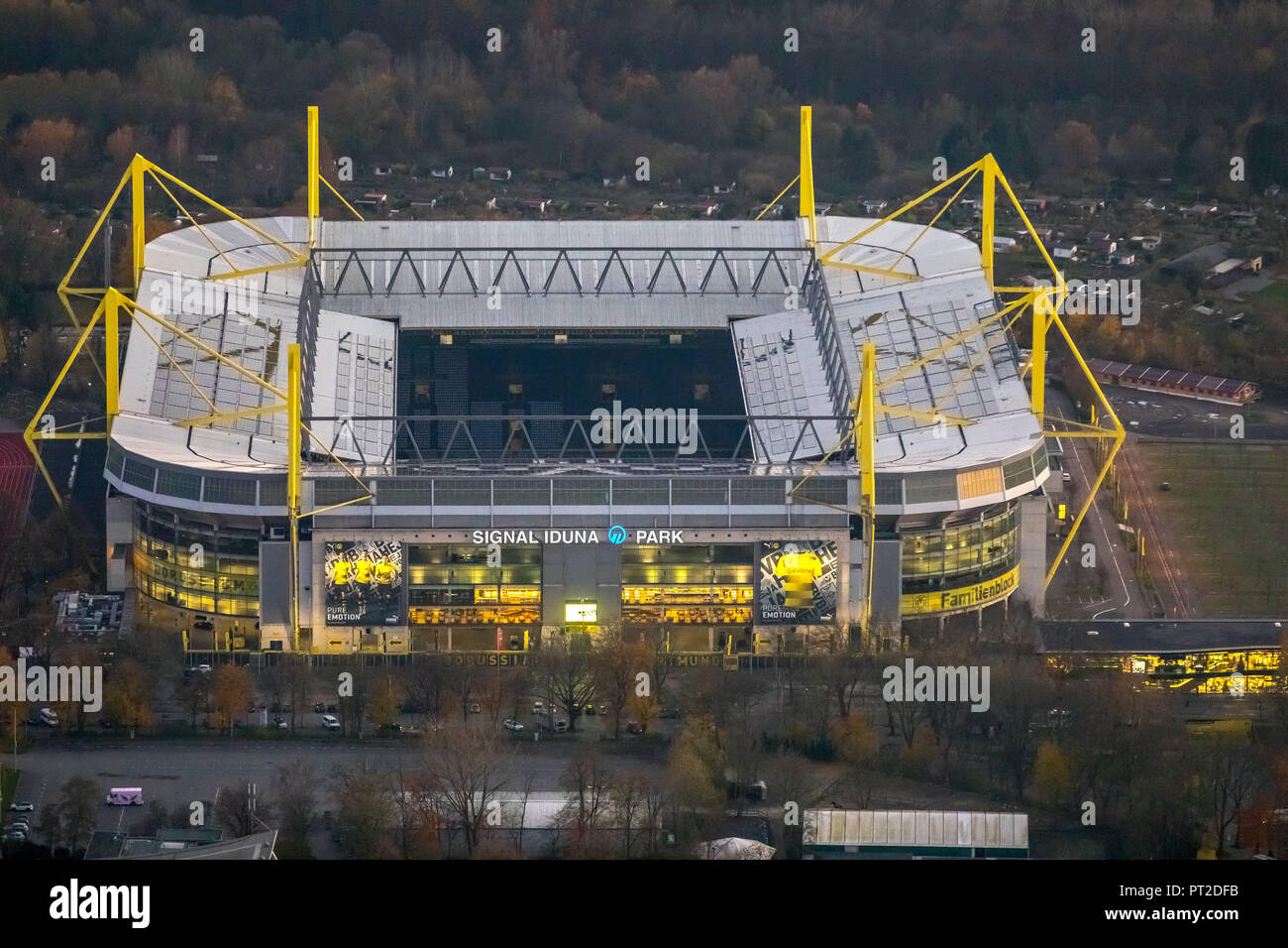Westfalenstadion at dusk hi-res stock photography and images - Alamy
