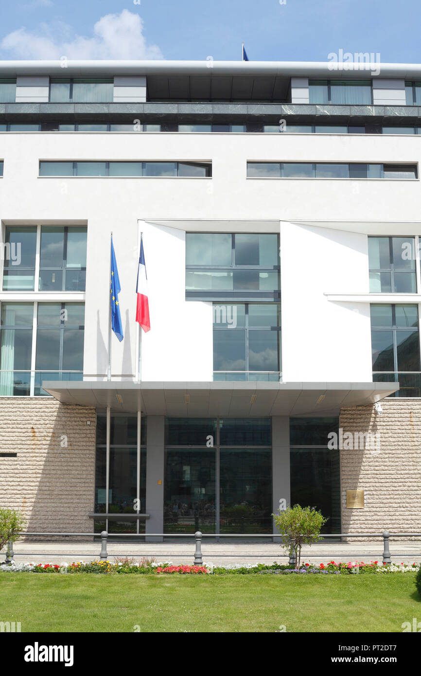 French Embassy, ??Berlin, Germany, Europe Stock Photo - Alamy